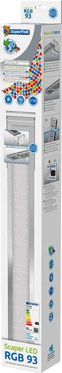 Superfish Scaper LED RGB 93 - 74 - 93cm Optimal Colours and Plant Growth