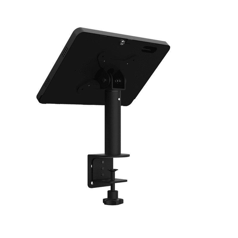 modloc modular steel tablet security enclosure kiosk with clamp mount