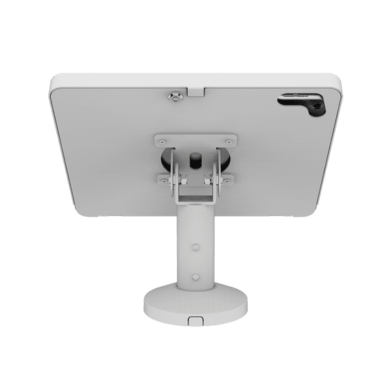 modloc modular steel tablet security enclosure kiosk with desk mount