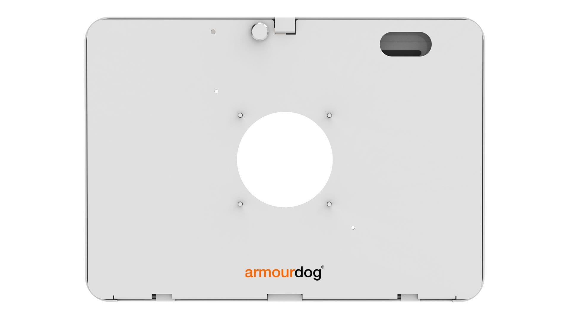 ModLoc modular steel tablet security enclosure kiosk with desk mount