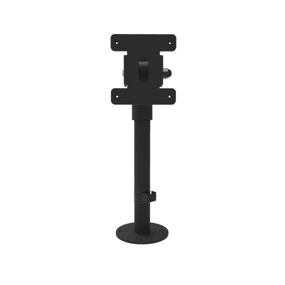 modloc modular steel tablet security enclosure kiosk with pole mount