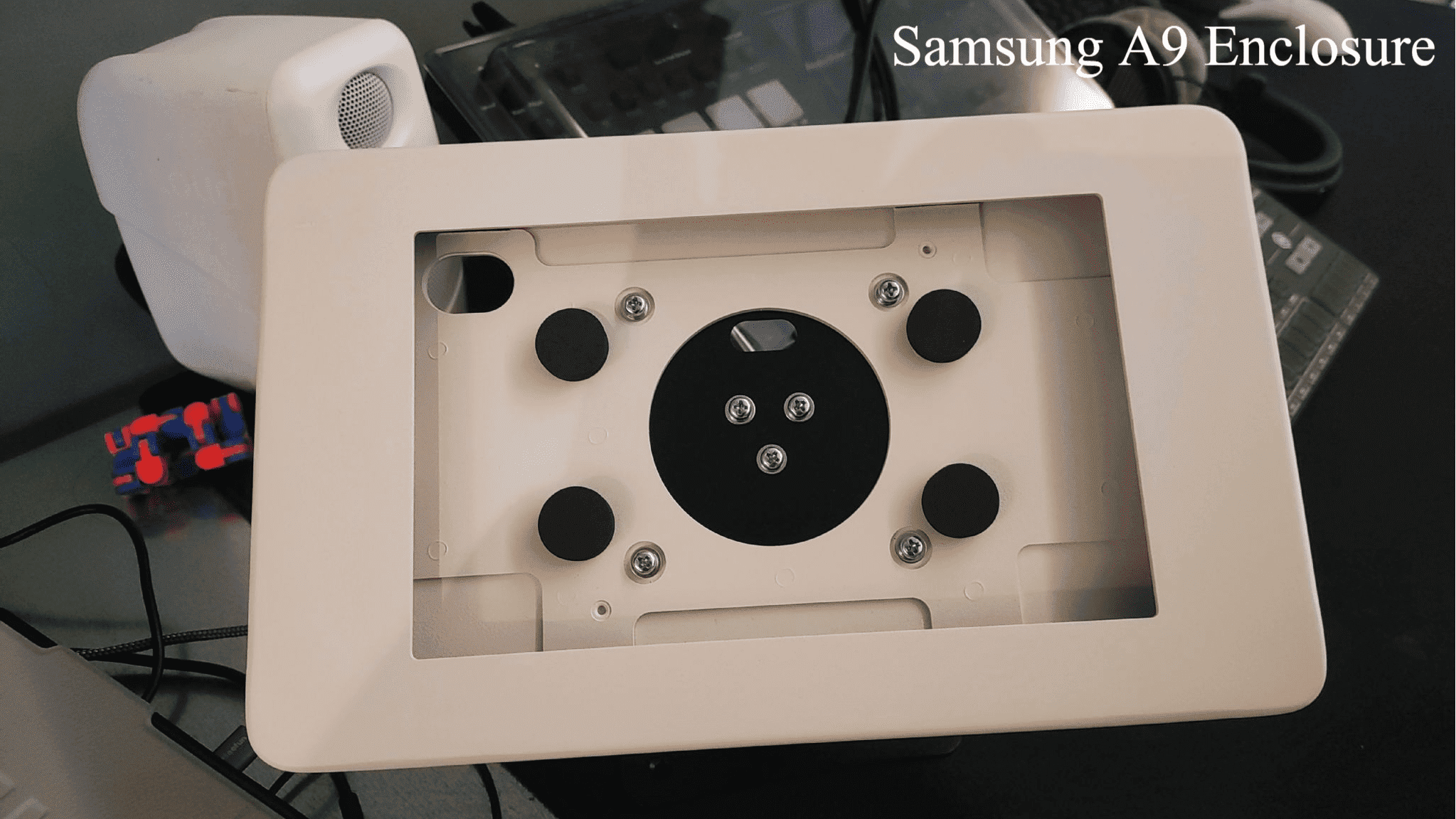 modloc modular steel tablet security enclosure kiosk with wall mount