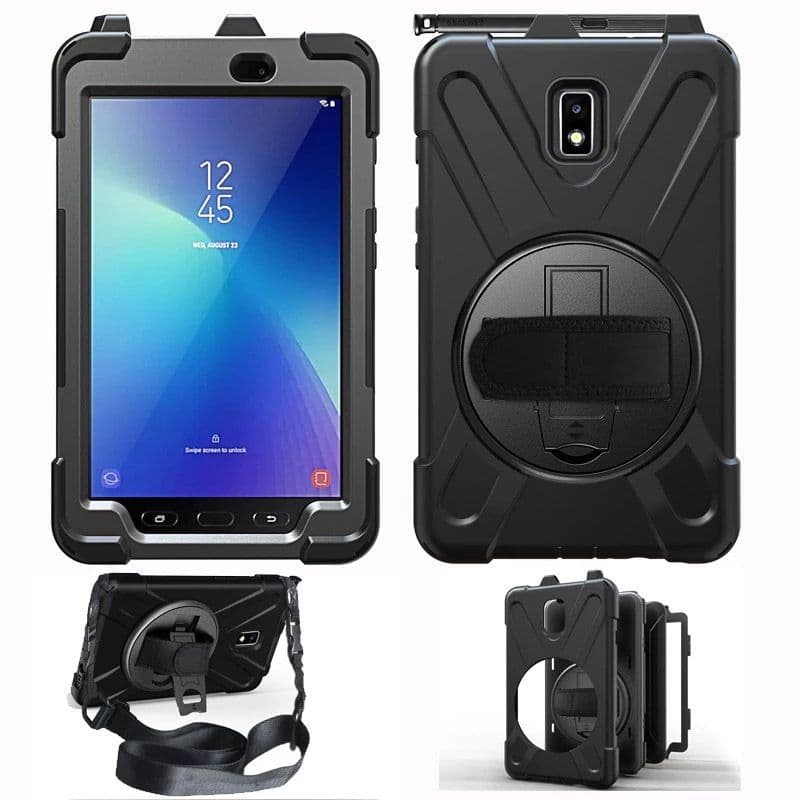 Rugged case for Samsung Tab Active2 8 0 T390 / T395 with kick stand ...