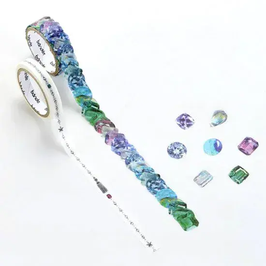 Bande - Masking Roll Washi Stickers - City of falling Jewels