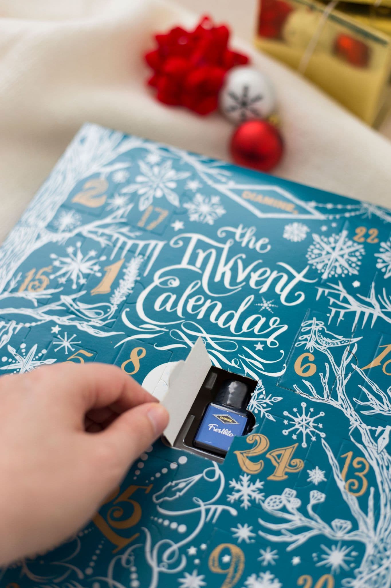 Diamine - Inkvent Calendar - 2025 Teal Edition