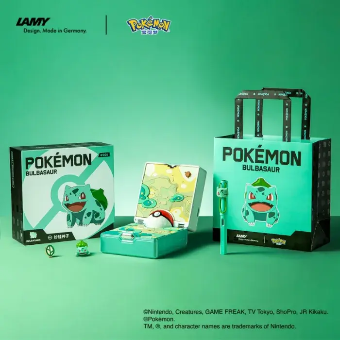 CC-Lamy X Pokemon - Limited Edition Pen Set - Bulbasaur