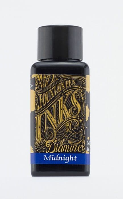 Diamine - Fountain Pen Ink - 30ml - Midnight