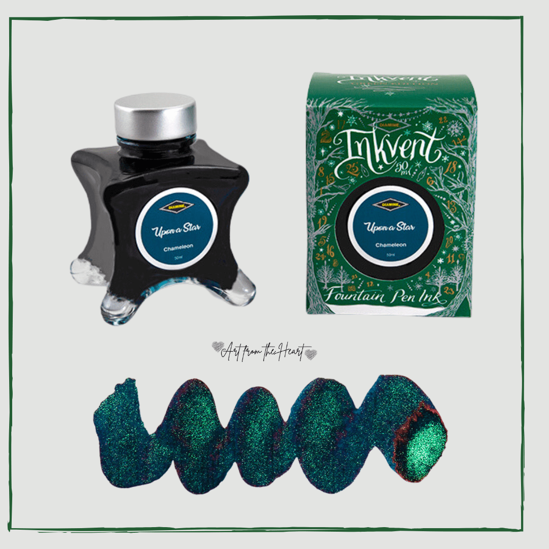 Diamine - InkVent Green Edition - 50ml ink - Upon A Star Chameleon Shimmer