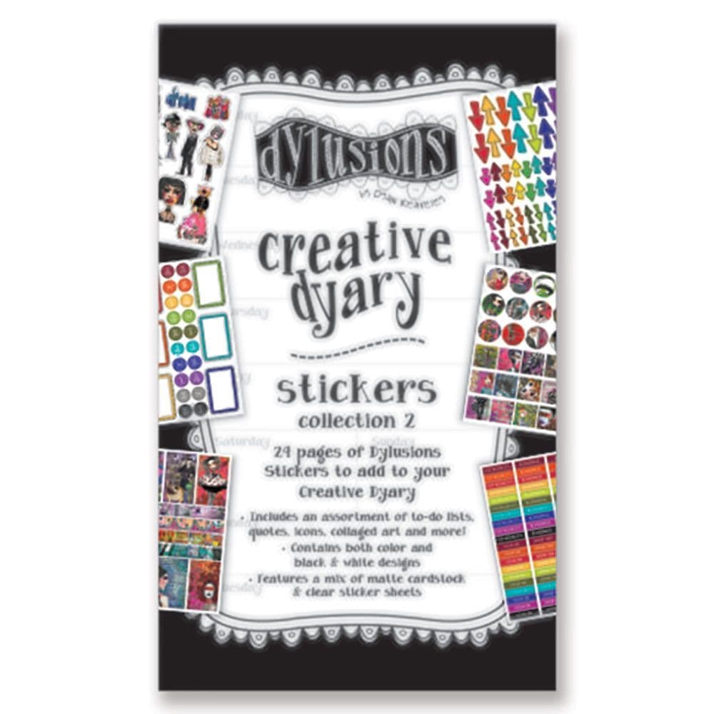 Dylusions - Creative Dyary Collection - Creative Dyary Stickers 2
