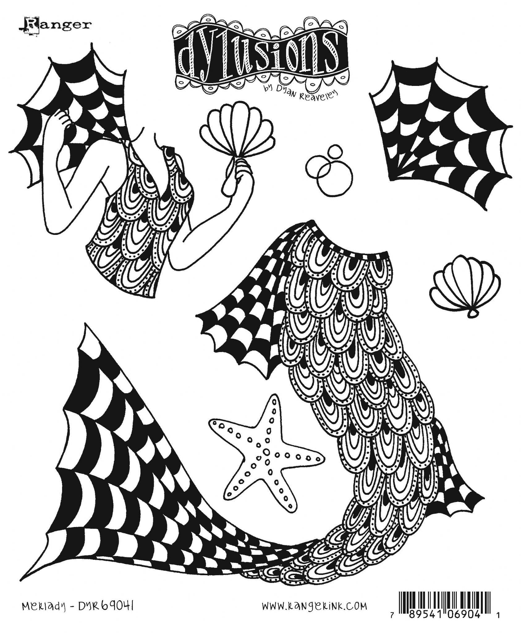 Dylusions - Rubber Stamps - MerLady