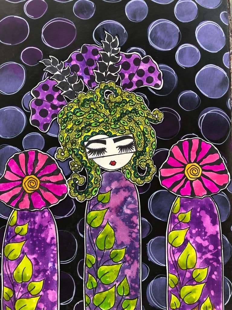 Dylusions - Rubber Stamps - Paper Doll
