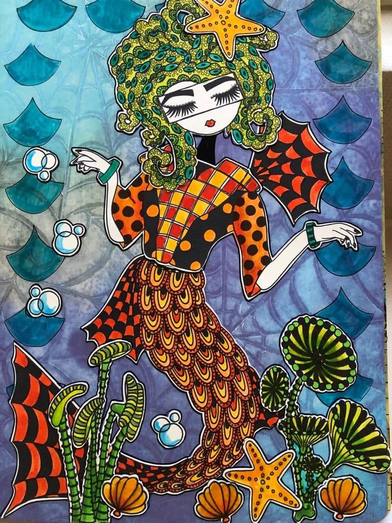 Dylusions - Rubber Stamps - Paper Doll