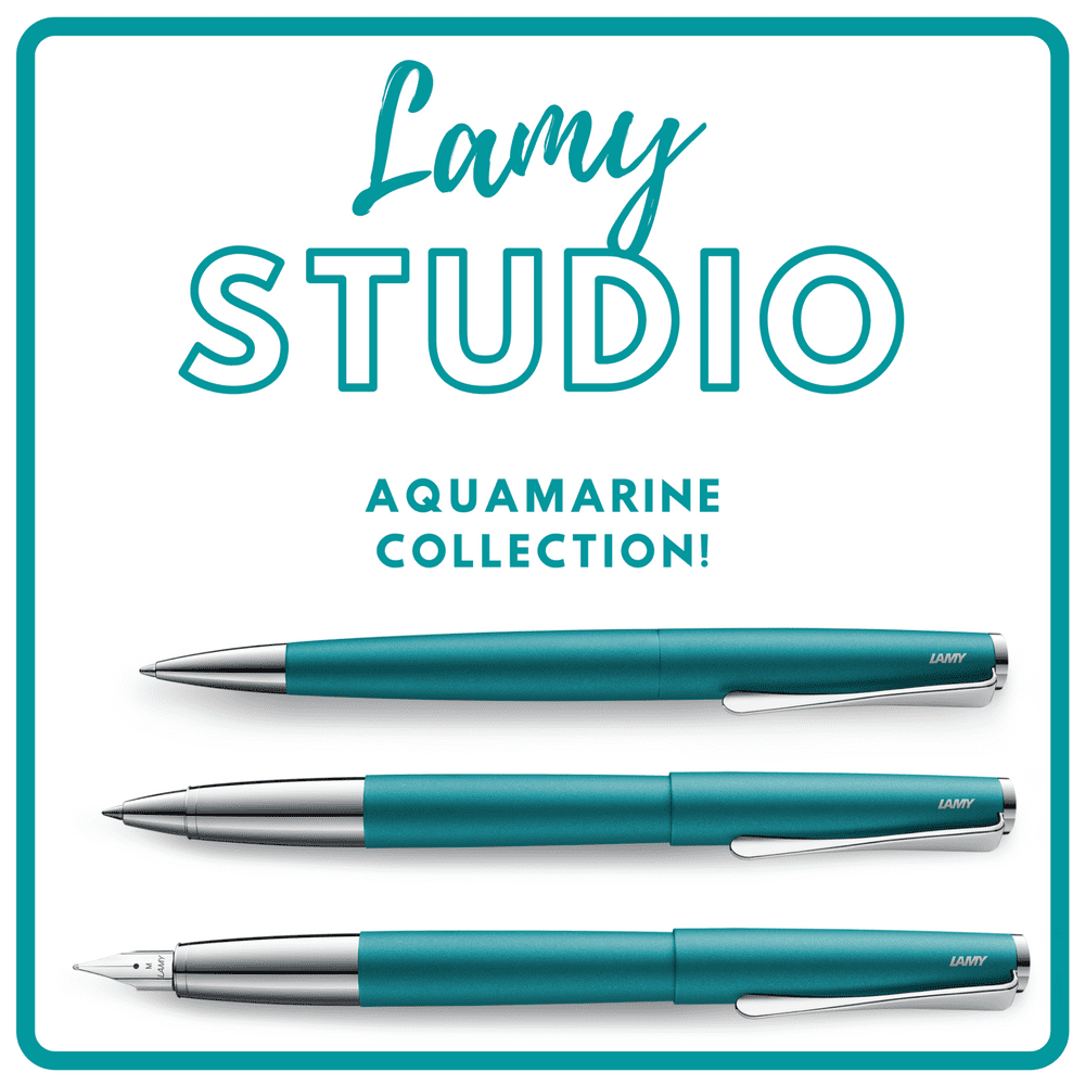Lamy - Fountain Pen - Studio - Aquamarine Collection