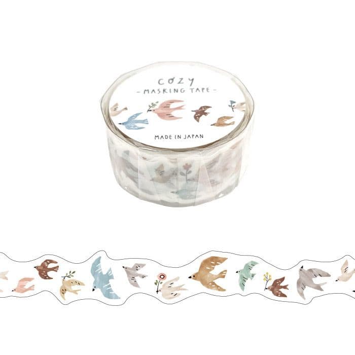 Mind Wave - Masking Tape - Cozy Collection - Bird
