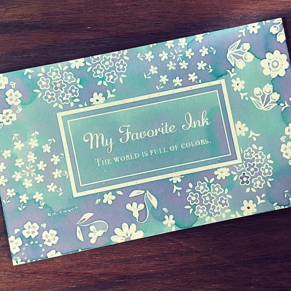 Nouto - Ink Swatch Card - 25pk - Omitment Edition