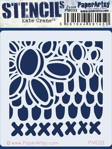 PaperArtsy - Mini Stencil - Kate Crane 033
