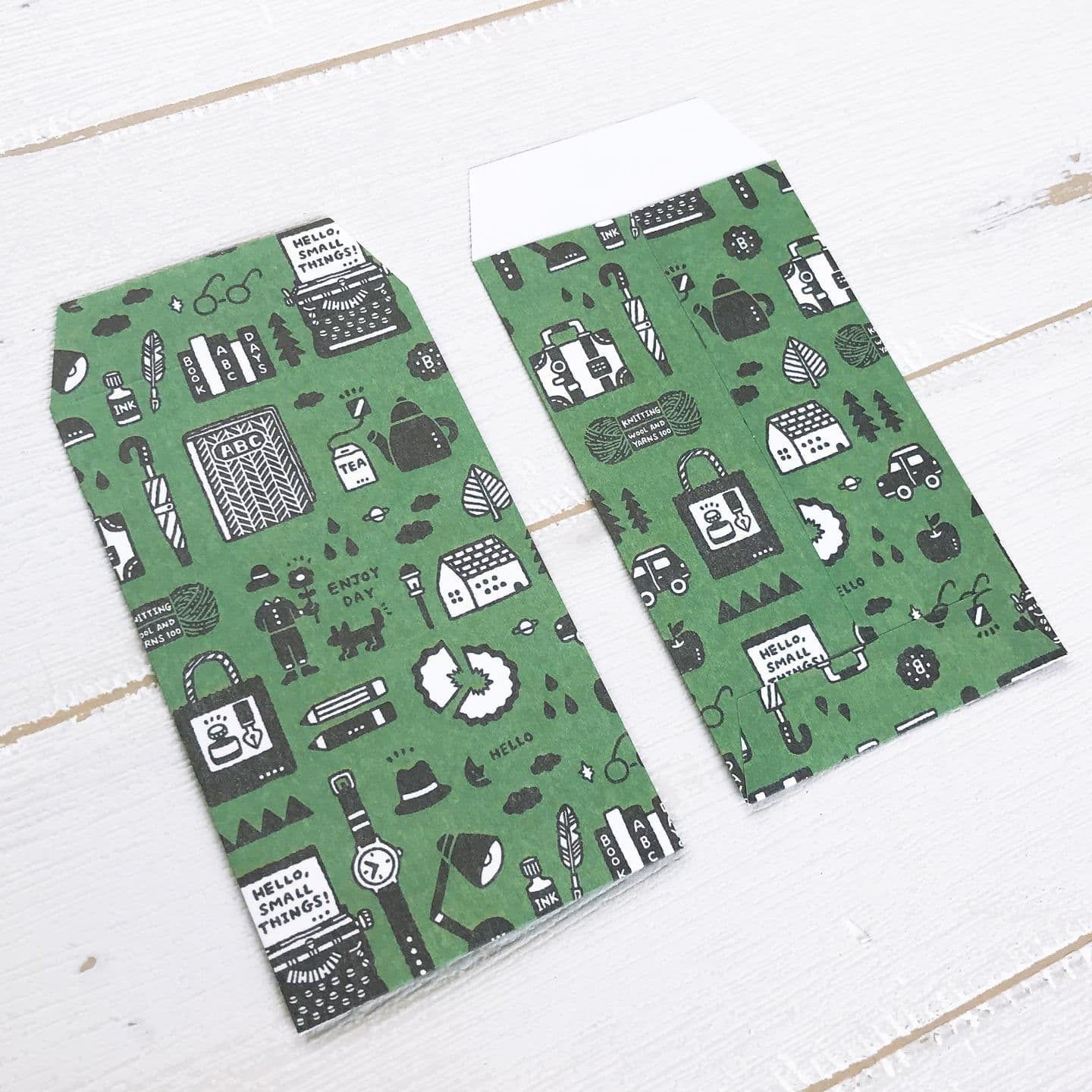 Papier Platz - Envelopes - ERIC small things - Green