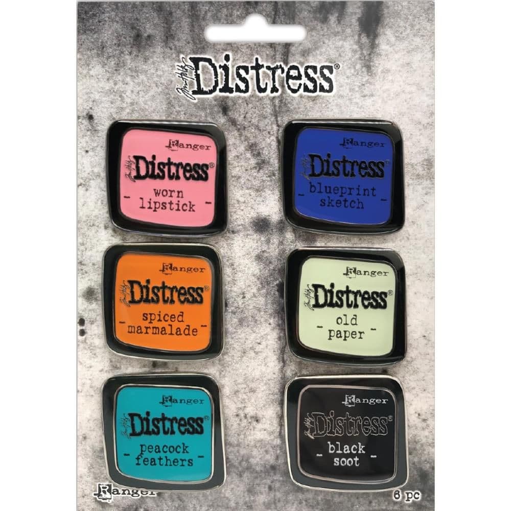 Tim Holtz - Distress Enamel Pins - Collection 3