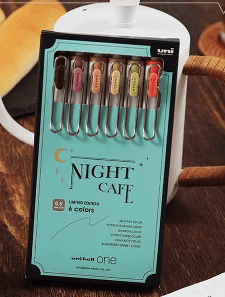 UniBall - Uni One 0 38mm - Night Cafe - SET