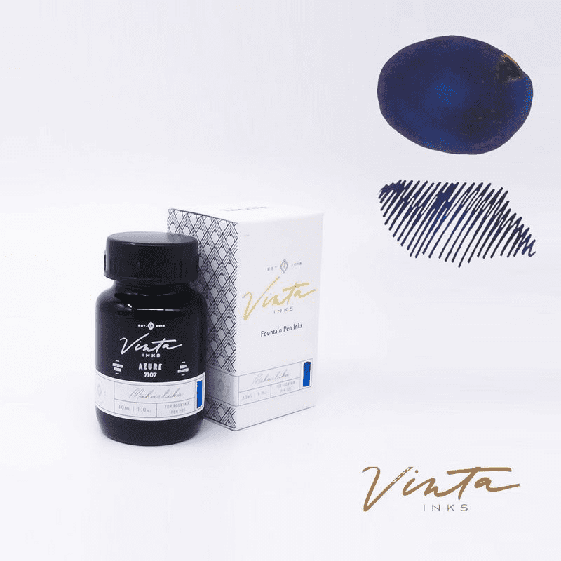 Vinta Inks - Fountain Pen Ink 30ml - Maharlika Azure