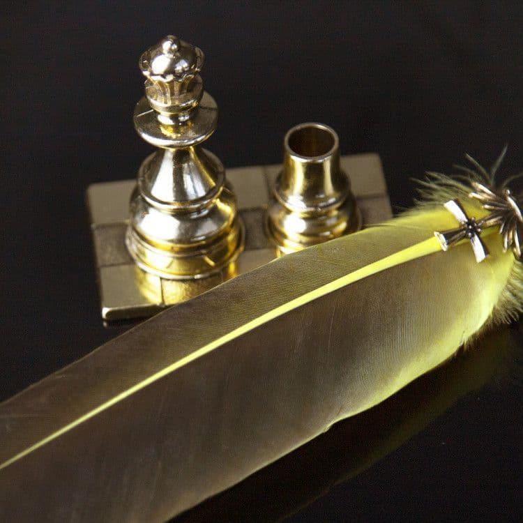 Wearingeul - Naver Weebtoon - Psyche Feather Pen & Pen Holder Set Your ...