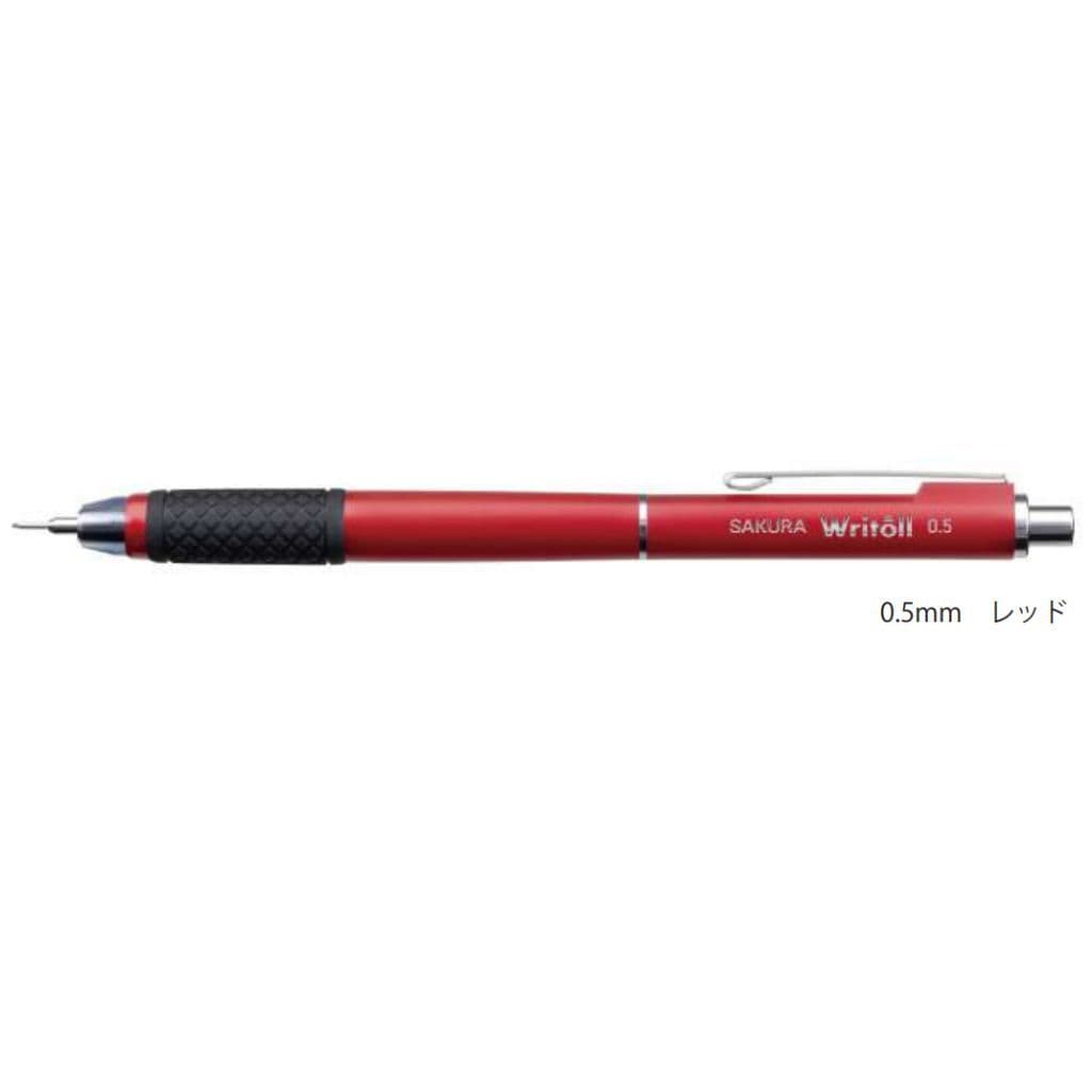 Writoll Mechanical Pencil 0 5mm Red