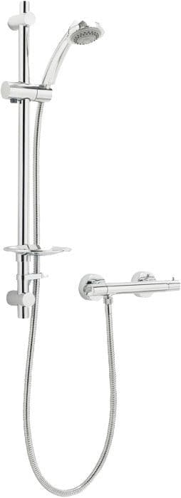 Deva COMBMEF Combi Chrome Thermostatic Bar Shower with Multi Mode ...
