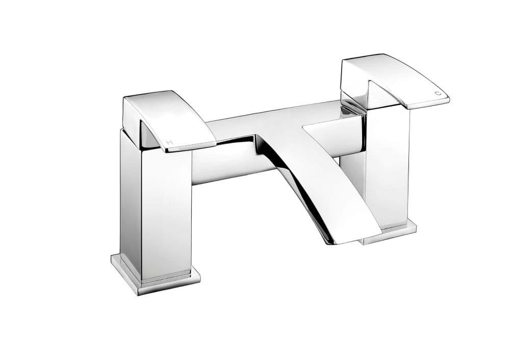 Deva SWO2108 Swoop Curved Spout Chrome Bath Filler Mixer Tap