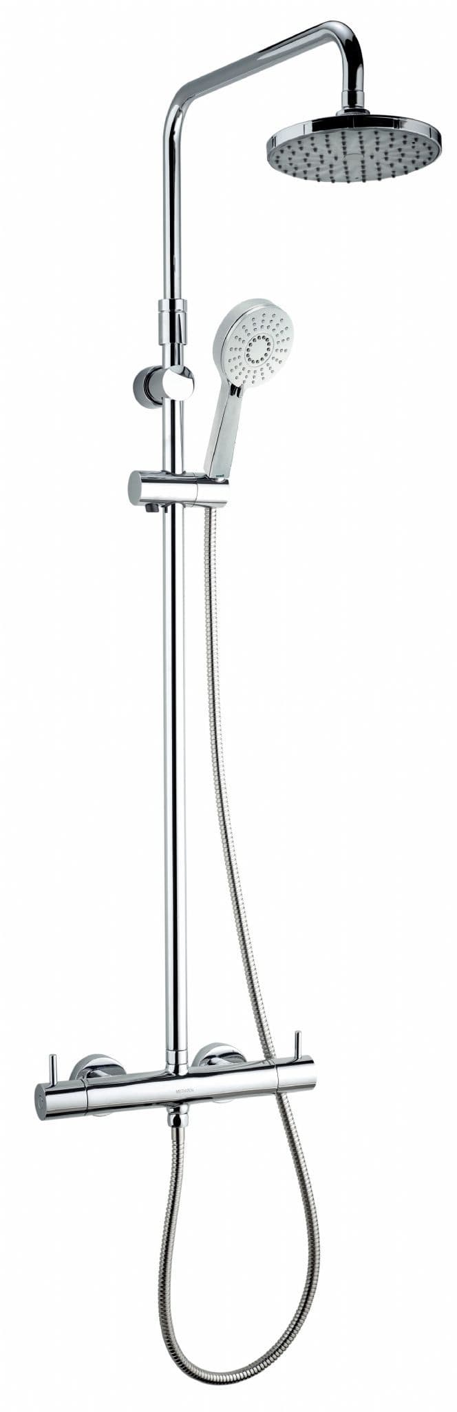 Deva VCTSDEF Vision Cool Touch Bar Shower with Diverter & Adjustable Rail