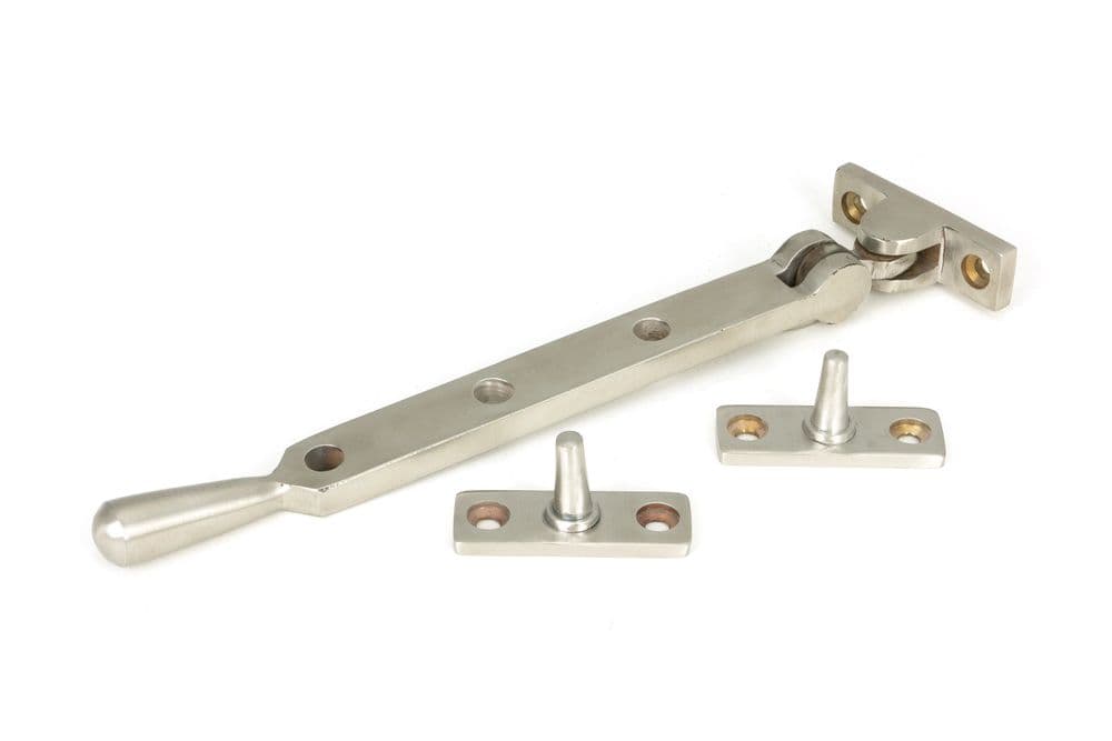 From The Anvil 50633 Satin Marine SS 316 8" Newbury Window Stay
