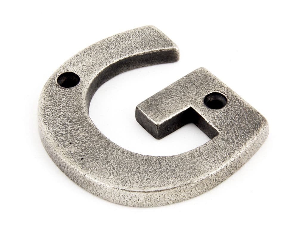 From The Anvil 83803G Antique Pewter Letter G