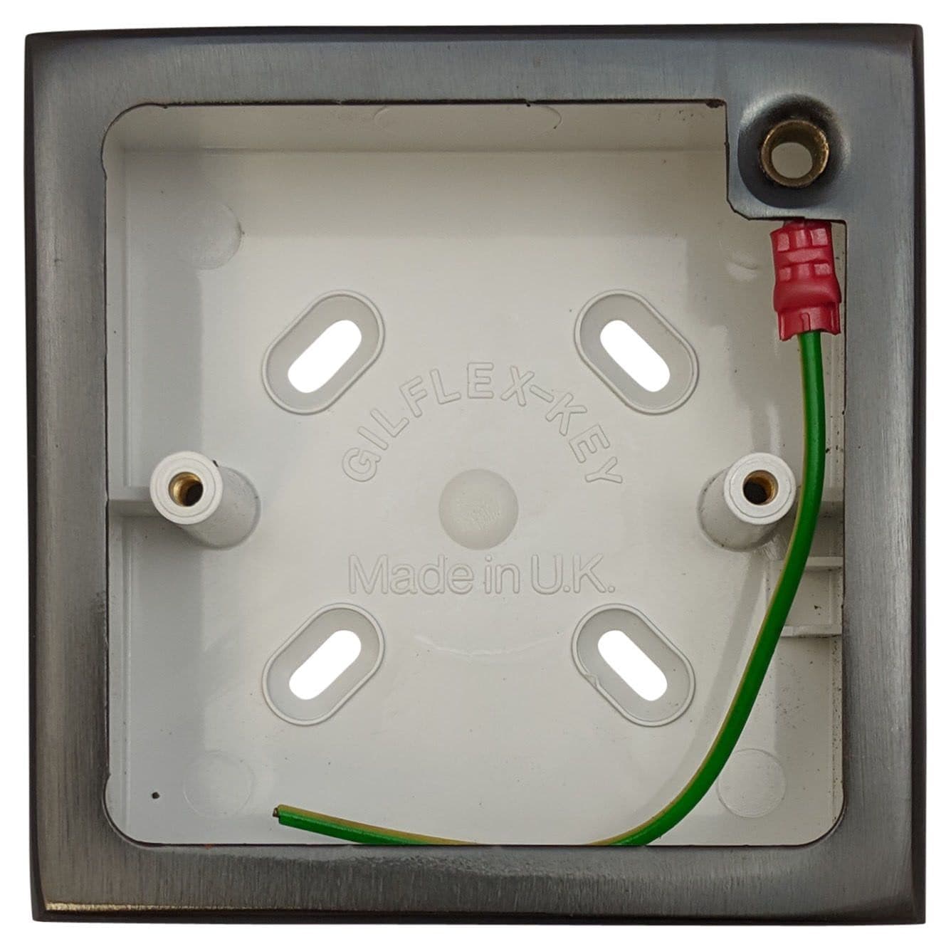 G&H 709BB 1 Gang Black Bronze Surface Mounted Single 30mm Pattress Box