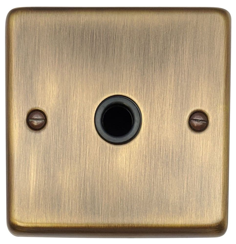 G&H CAB79B Standard Plate Antique Brass 1 Gang Flex Outlet Plate