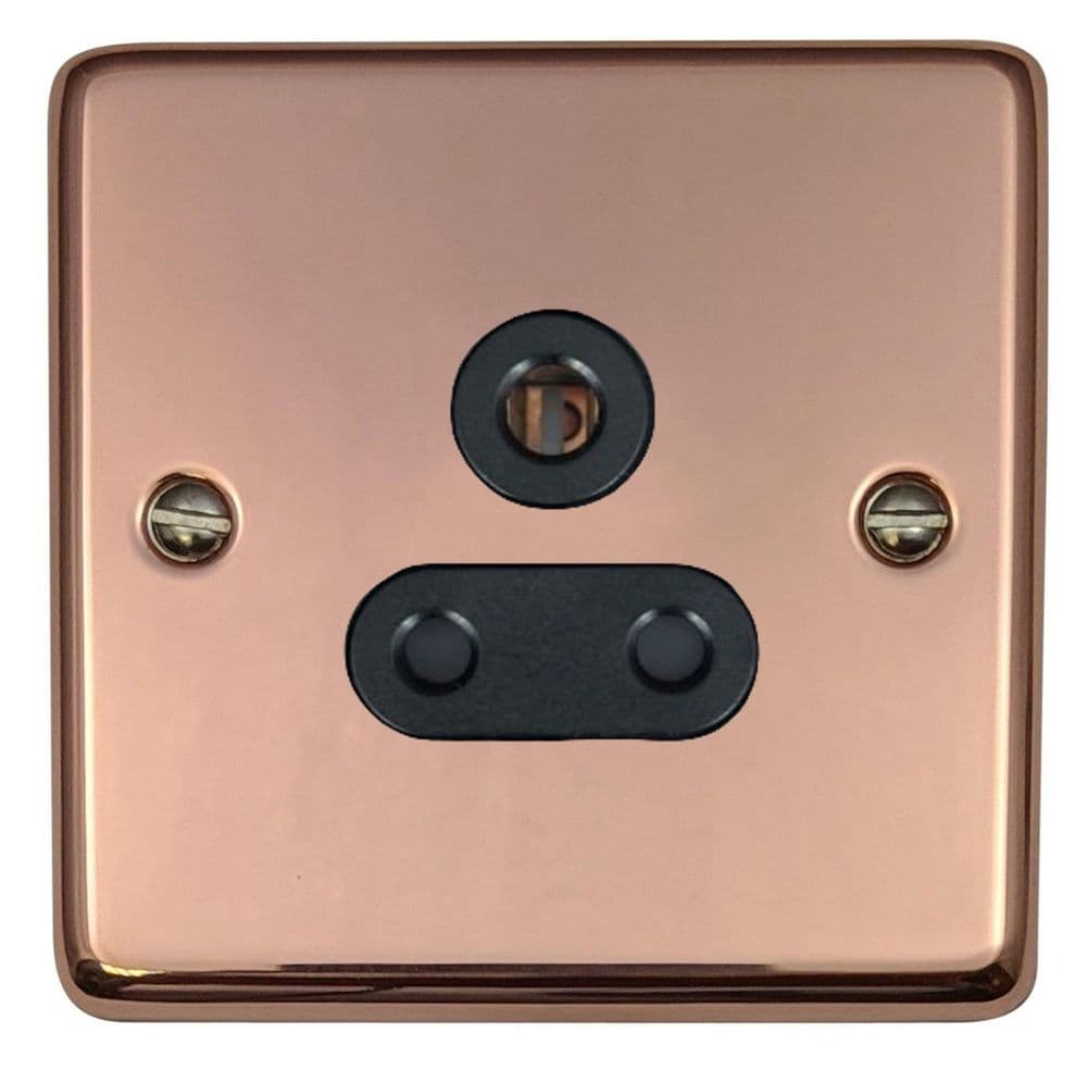 G&H CBCHX59B Standard Plate Copper Hand Waxed 1 Gang Single 5 Amp Plug ...