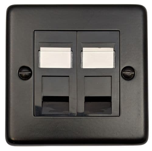 Standard Plate Matt Black Light Switches, Plug Sockets, Dimmers & Toggles