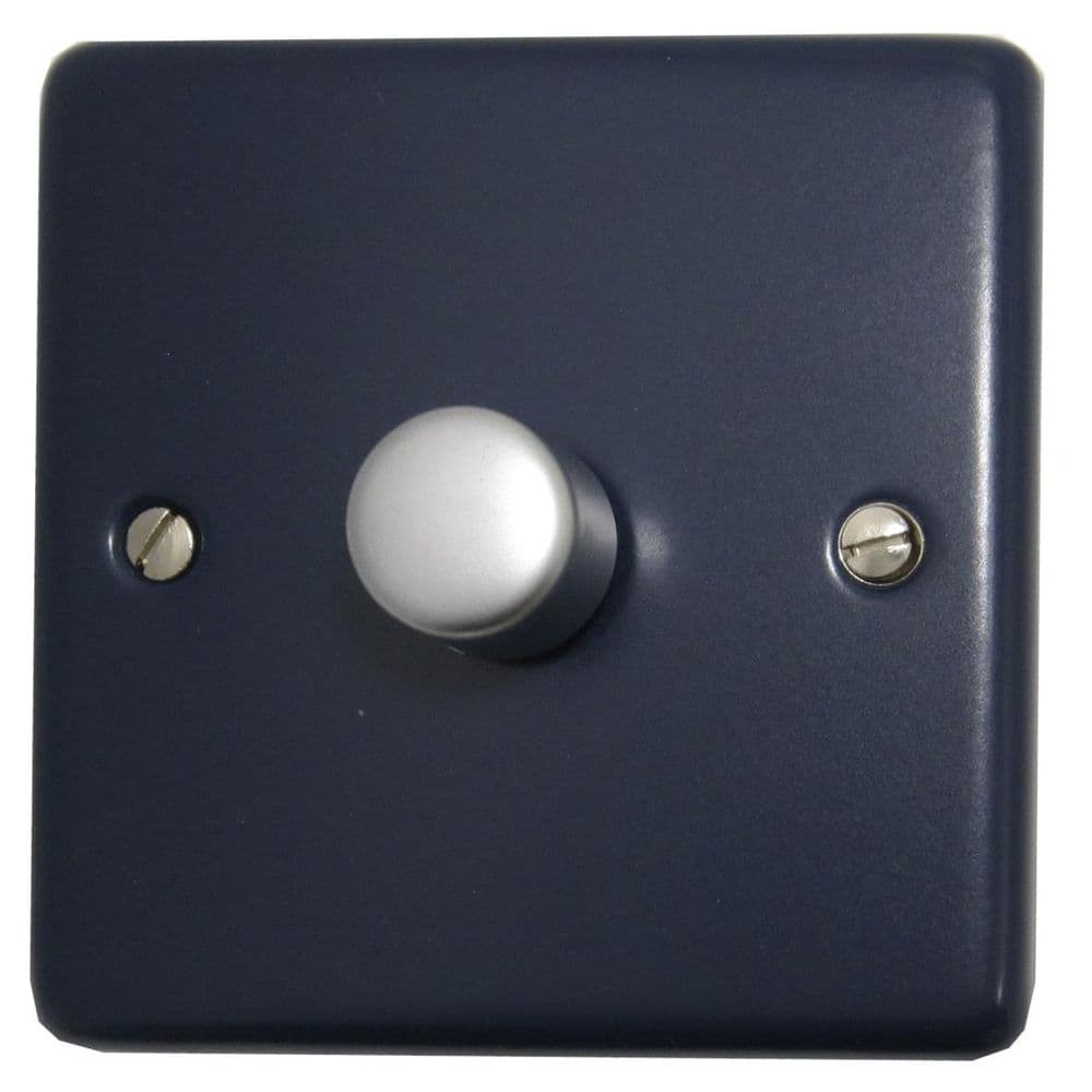 G&H CRB521-SS Standard Plate Blue 1 Gang 1 or 2 Way LED Dimmer Switch