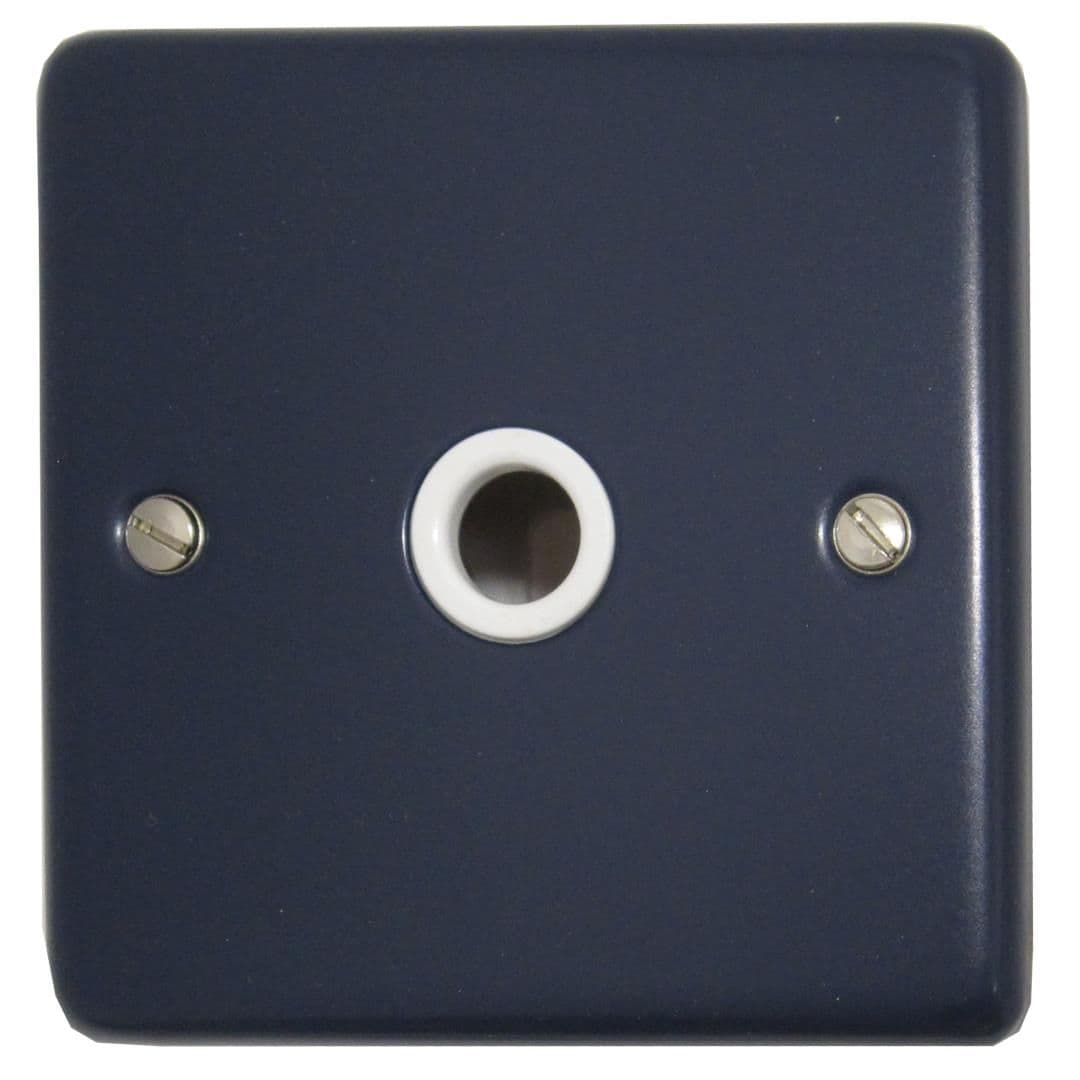 G&H CRB79W Standard Plate Blue 1 Gang Flex Outlet Plate