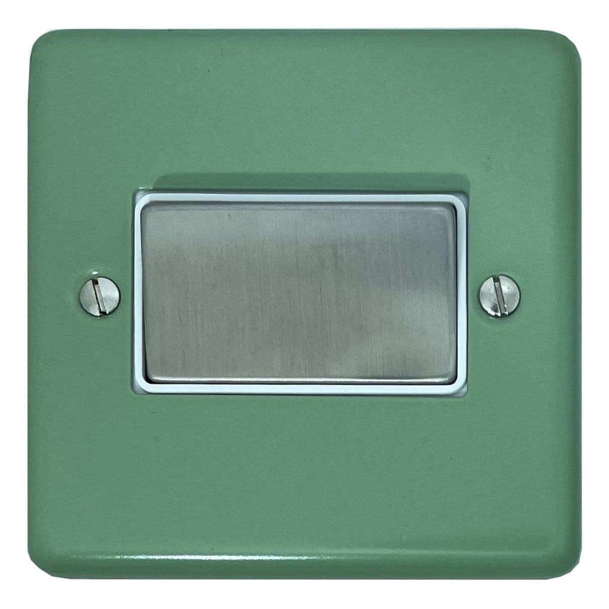 G&H CSG269-SC Standard Plate Sage Green 1 Gang Triple Pole 10A Fan ...