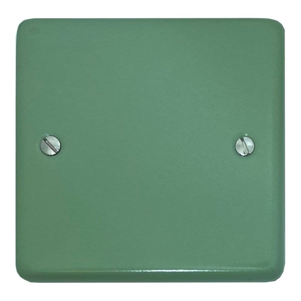 G&H CSG31 Standard Plate Sage Green 1 Gang Single Blank Plate