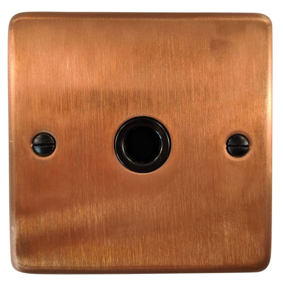 G&H CTC357 Standard Plate Tarnished Copper 1 Gang Fused Spur 13A Switched