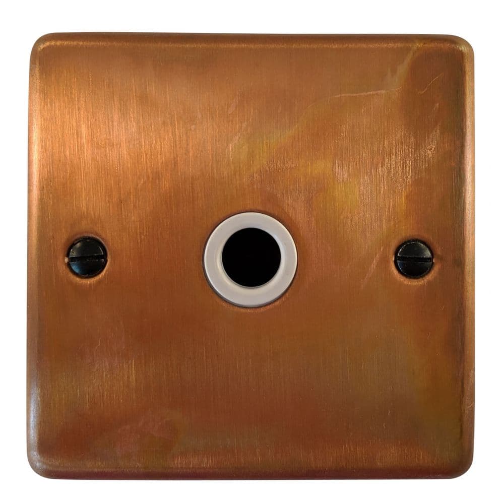 G&H CTC79W Standard Plate Tarnished Copper 1 Gang Flex Outlet Plate