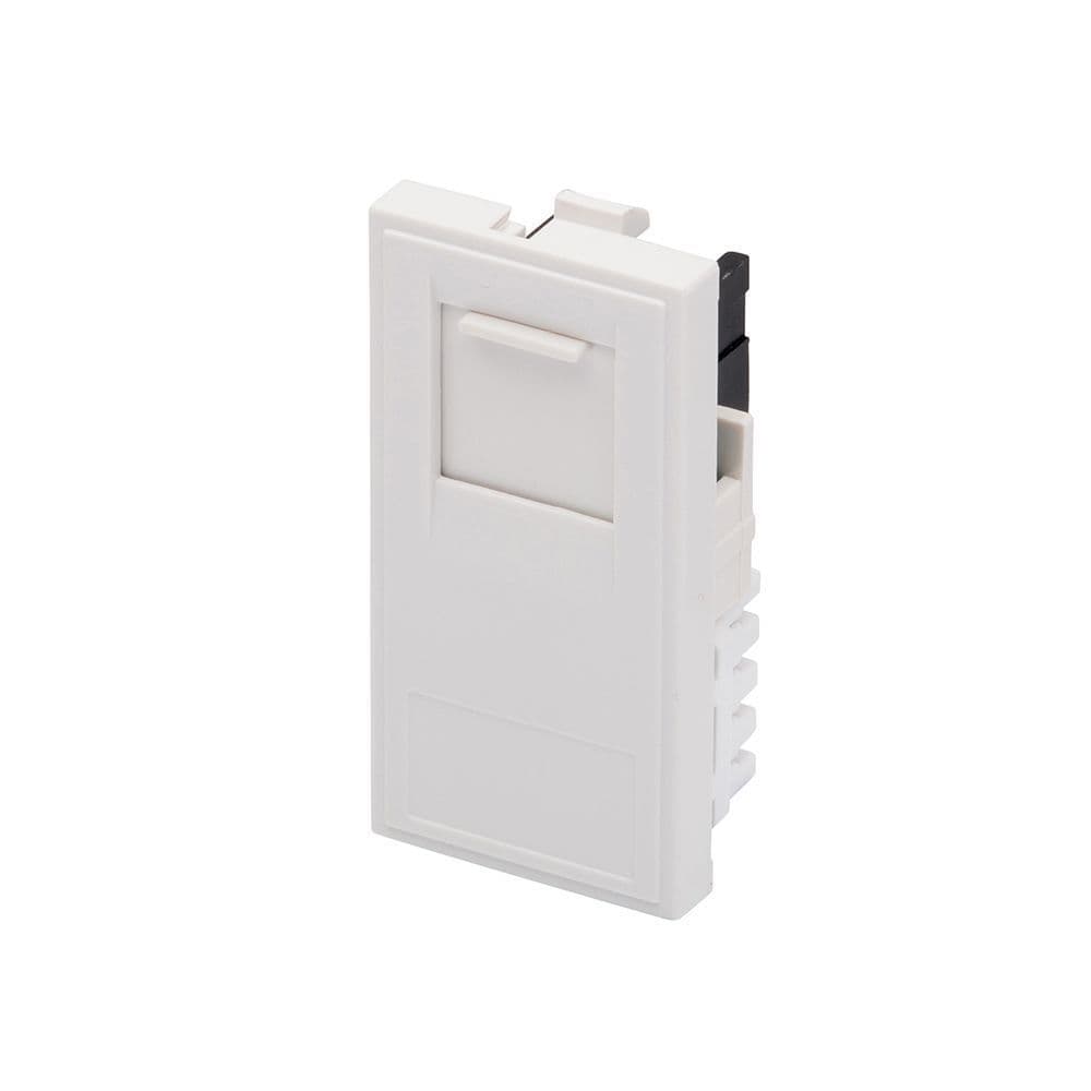 G&H DM6W White RJ45 CAT 6 Data Module