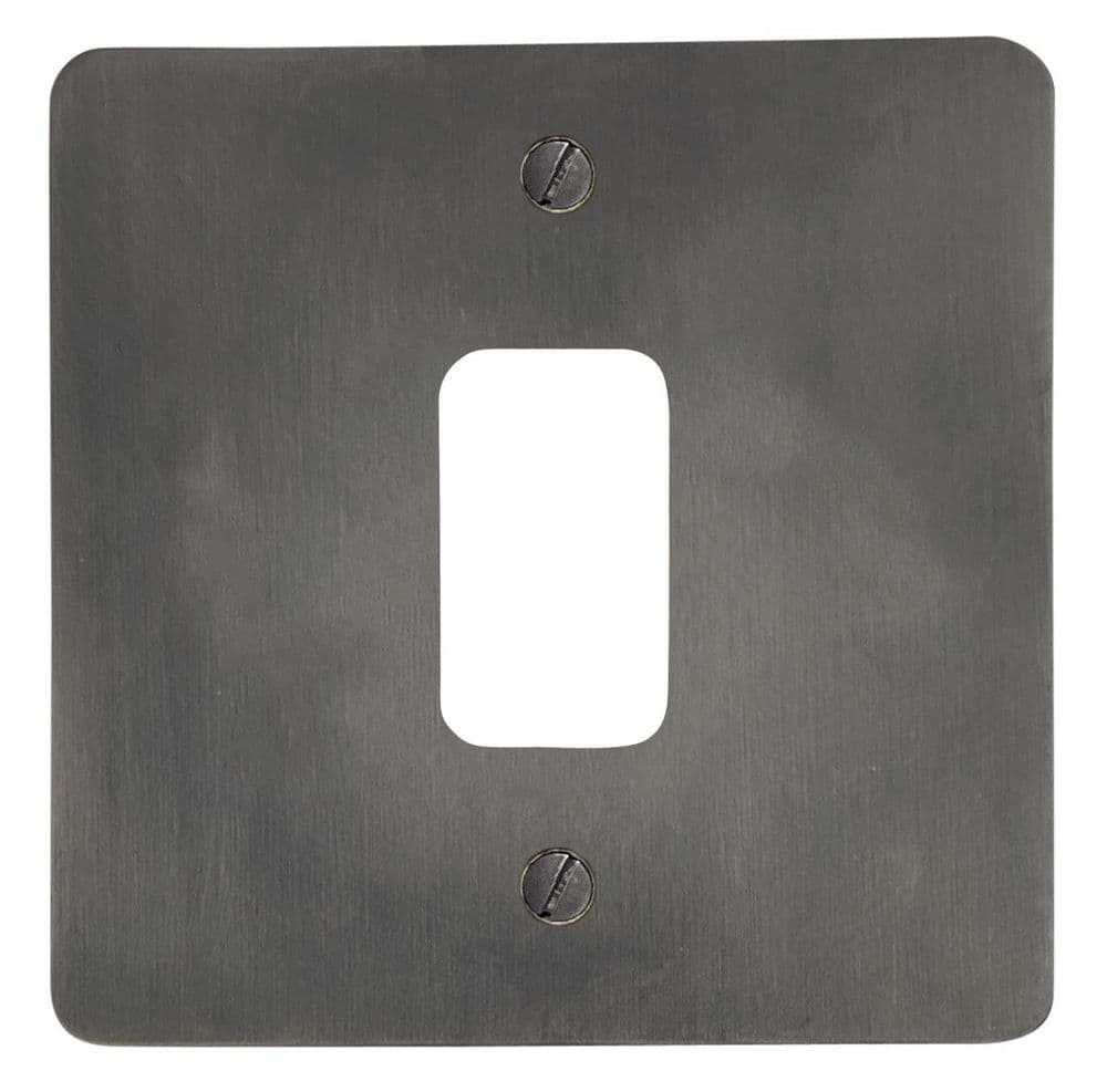 G&H FSL71 Flat Plate Slate 1 Gang Grid Plate to suit G&H Grid Modules