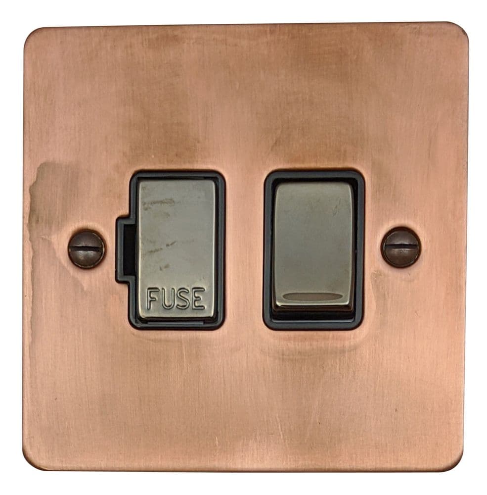 G&H FTC382-AB Flat Plate Tarnished Copper 2 Gang 1 or 2 Way Toggle ...
