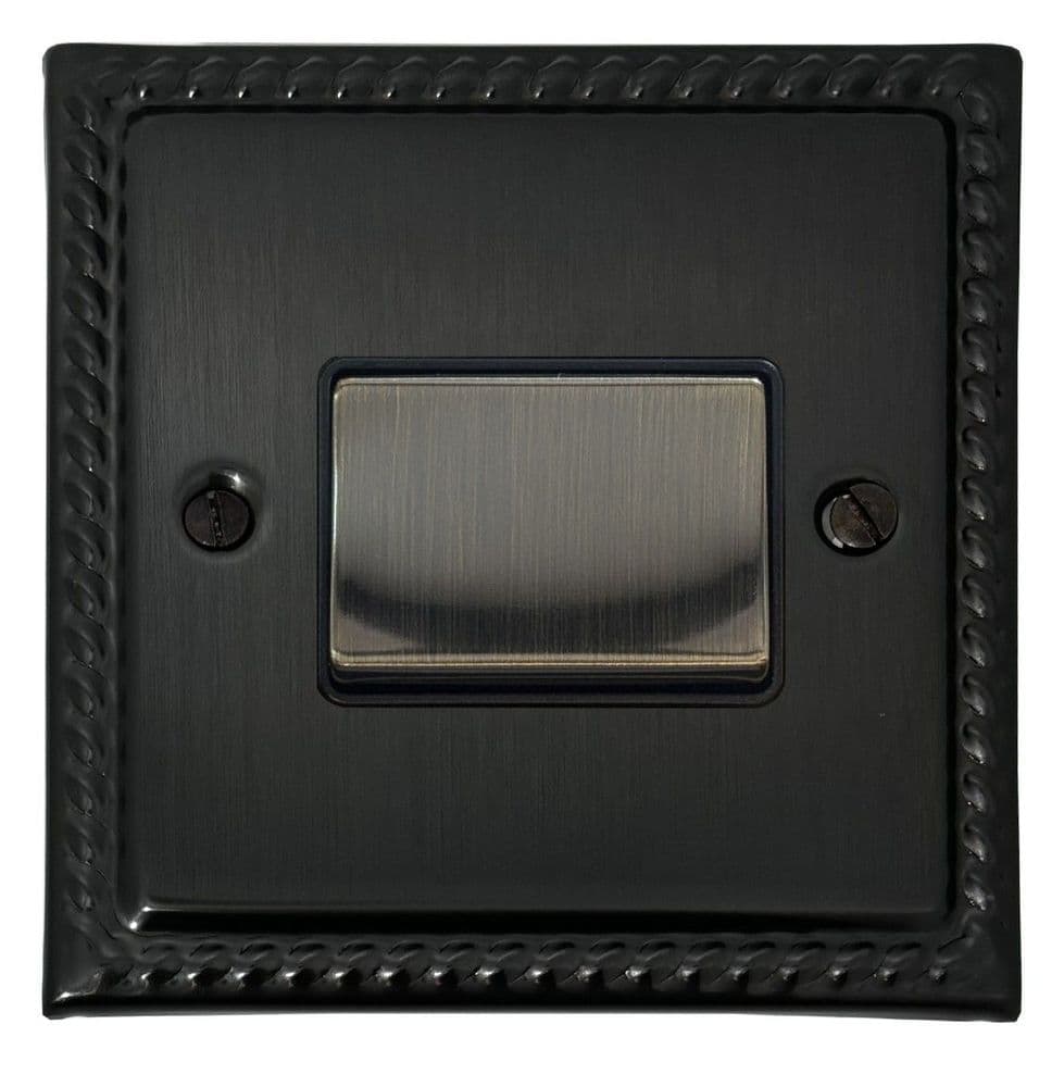 G&H MBB369-AB Monarch Roped Black Bronze 1 Gang Triple Pole 10A Fan ...