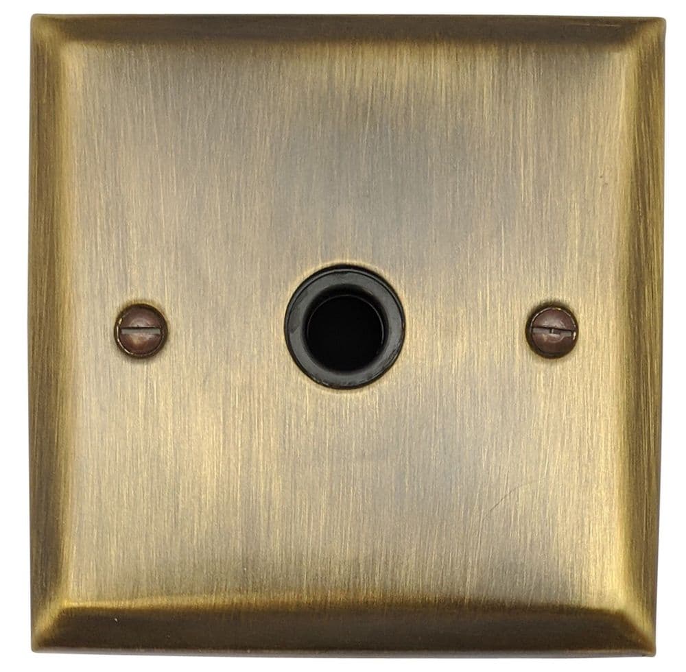 G&H SAB79B Spectrum Plate Antique Brass 1 Gang Flex Outlet Plate