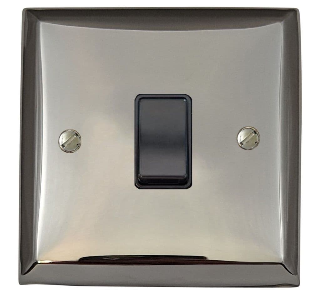 G&H SC1B Spectrum Plate Polished Chrome 1 Gang 1 or 2 Way Rocker Light ...