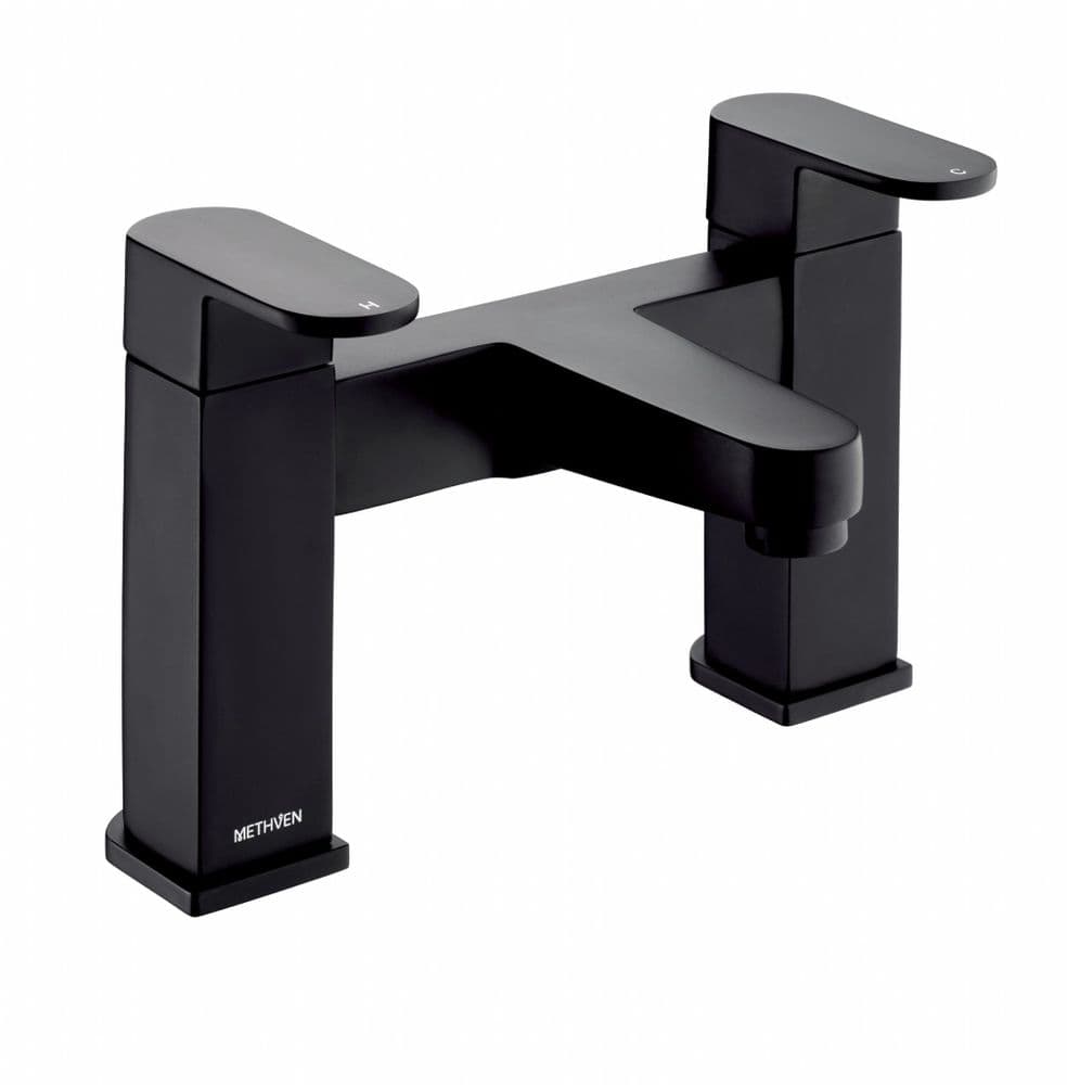 Methven AMBFBK Amio Matt Black Bath Filler Tap