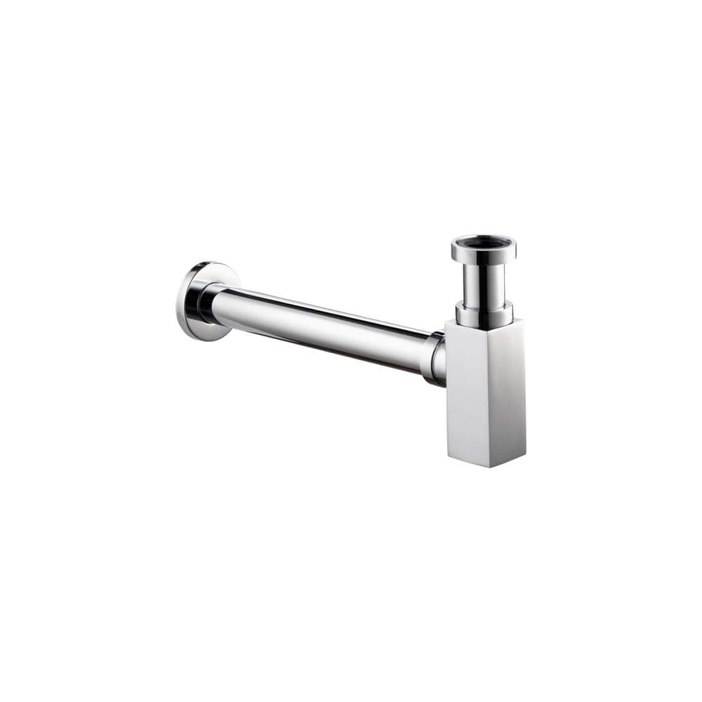 Pura SB200 Chrome Plated Designer Square Basin Waste Bottle Trap ...
