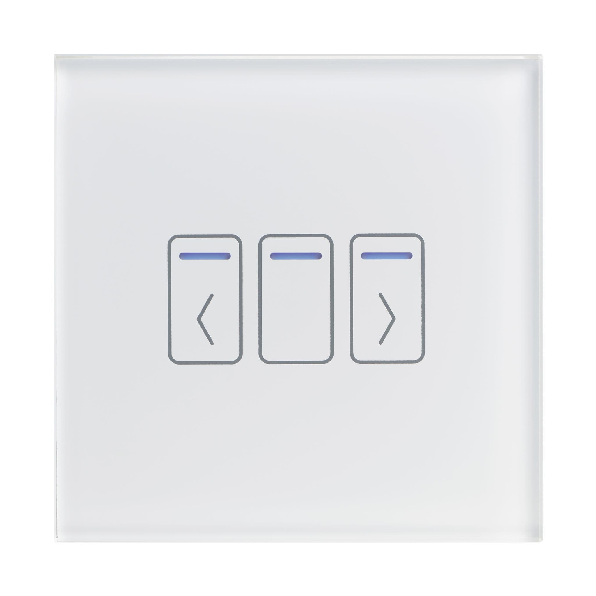 RetroTouch 1 Gang White Glass Touch WiFi Shutter Switch 01490